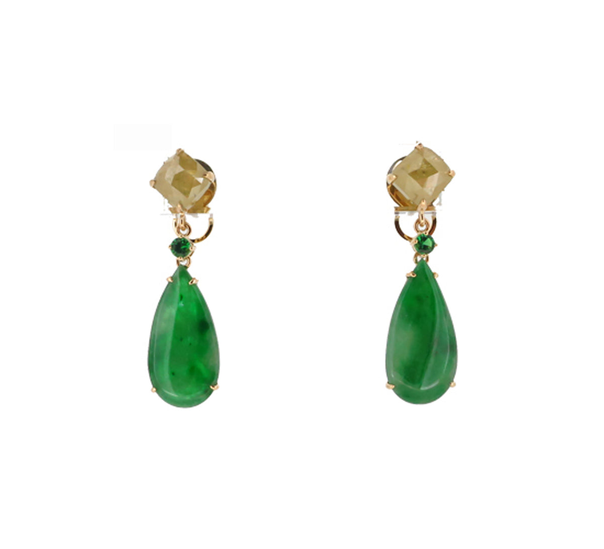 JADE DROP EARRINGS – VOILA WATCHES & JEWELS